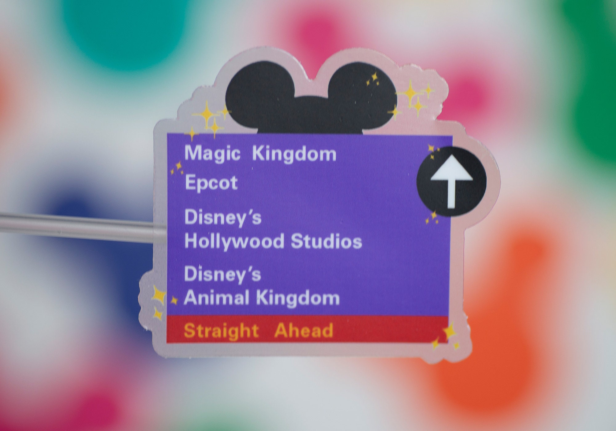 Disney World Road Sign Laptop Sticker Disneyworld Road Sign - Etsy