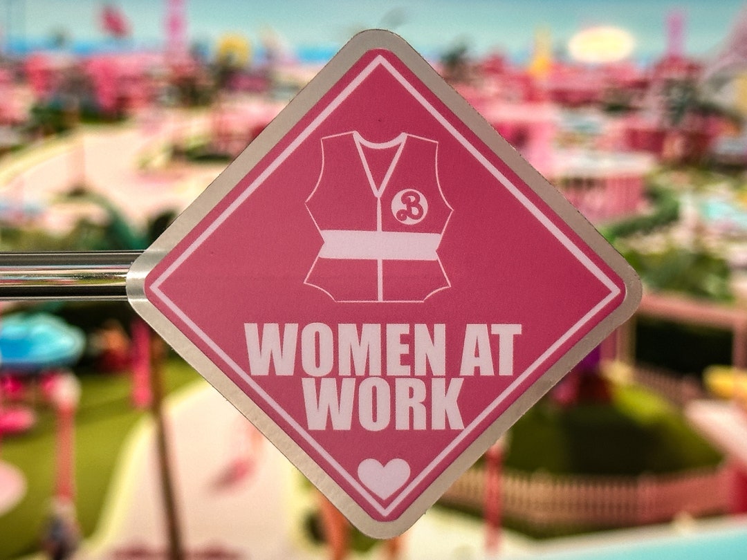Women at Work Laptop Sticker | Doll Movie Planner Sticker | Greta ...