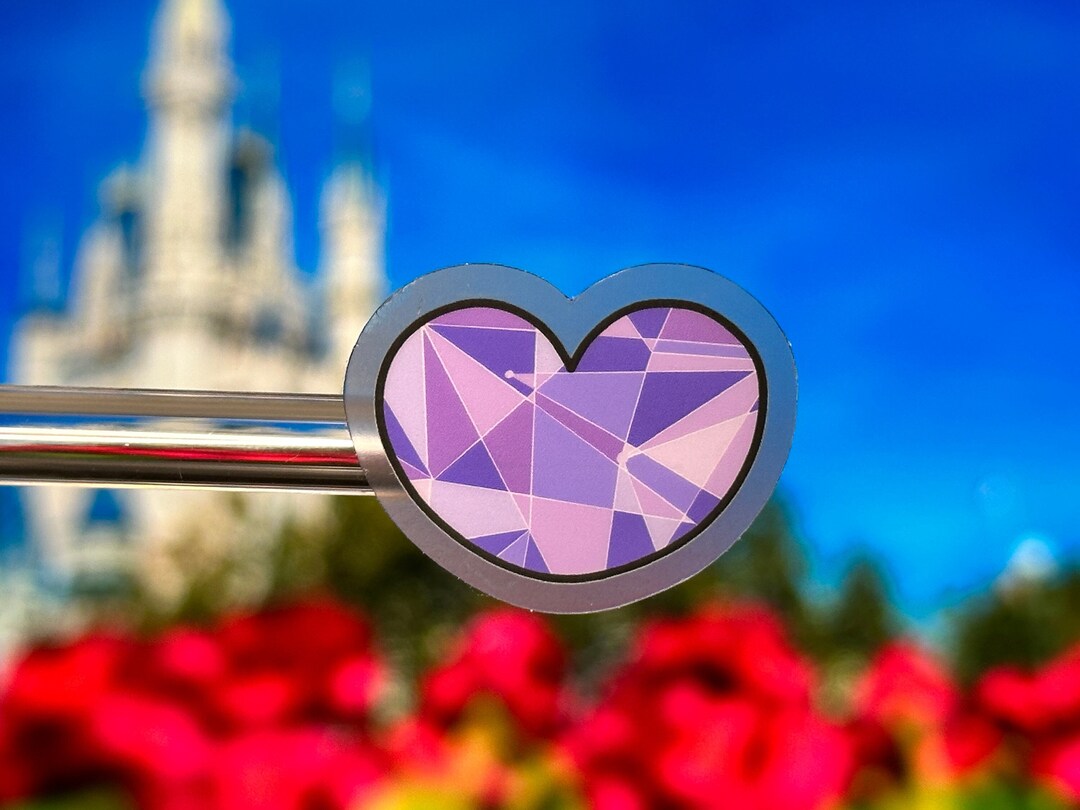 Magic Kingdom Purple Wall Laptop Sticker | Disney World Purple Wall ...