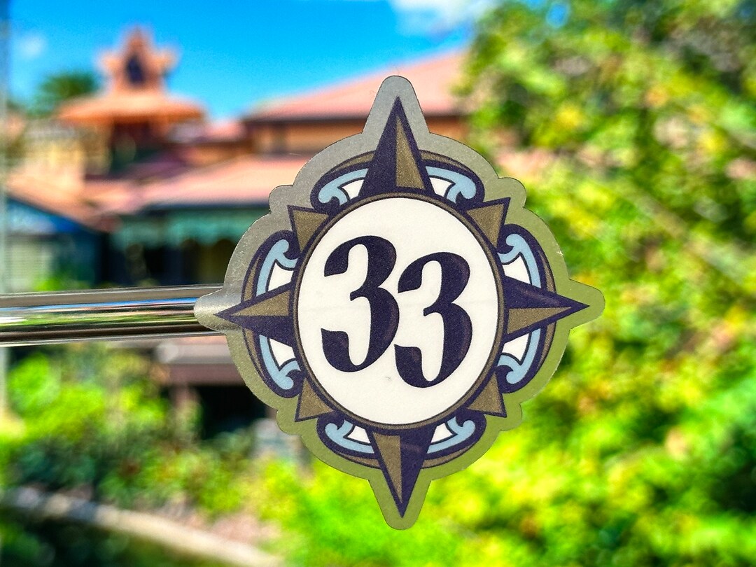 Club 33 Logo Laptop Sticker Disney World Club 33 Planner - Etsy