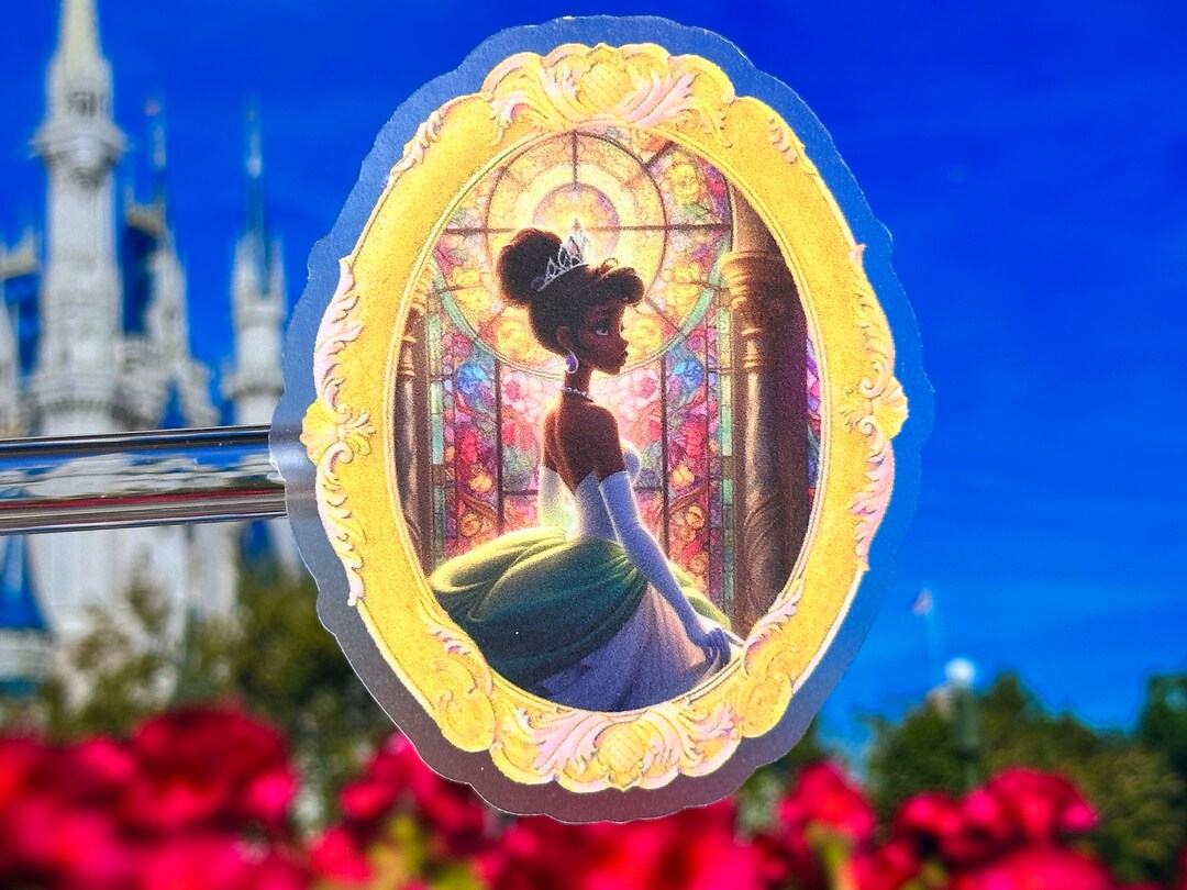 Princess Tiana Laptop Sticker | Princess and the Frog Planner Sticker ...