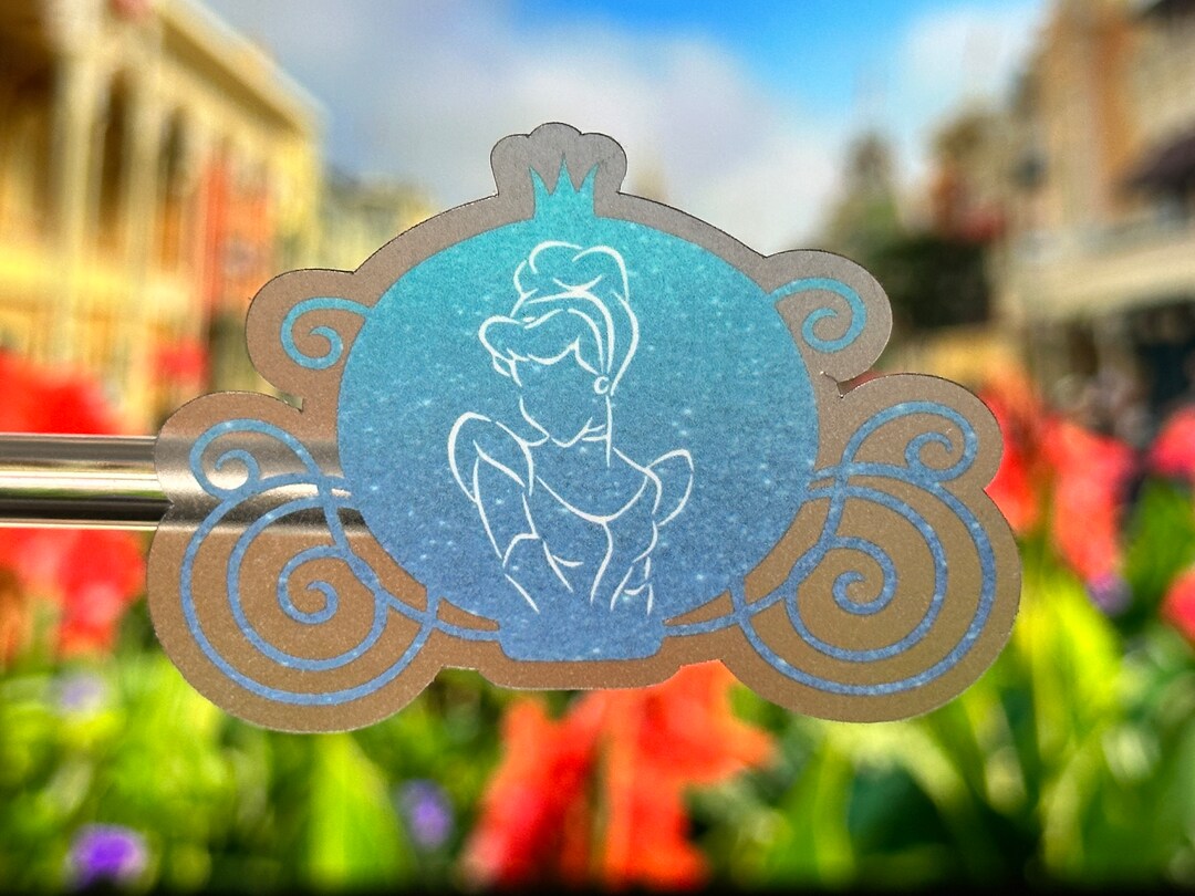 Cinderella Laptop Sticker Cinderella Carriage Planner Sticker Disney ...