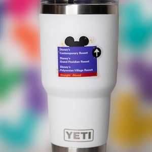 Disney World Magic Kingdom Resort Laptop Sticker | Disneyworld Road ...