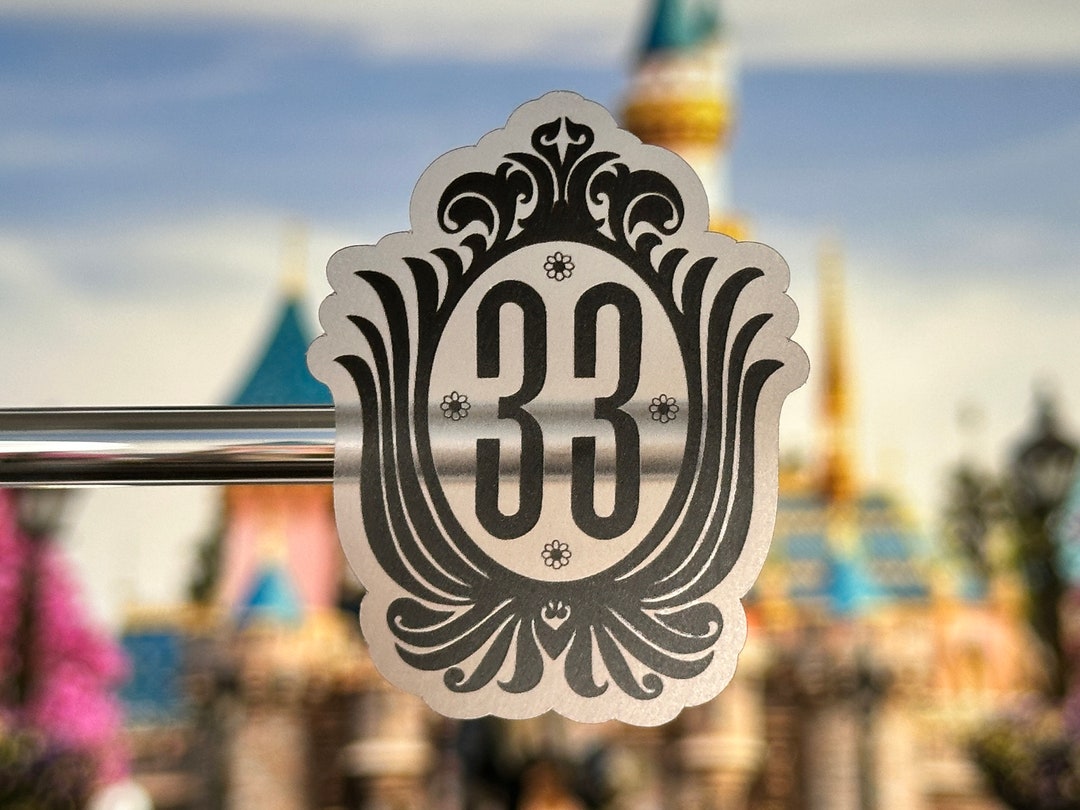 Club 33 Logo Laptop Sticker Disneyland Club 33 Planner Sticker ...