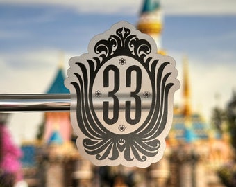 Disneyland CLUB 33 Vinyl Decal, Vinyl Sticker - Etsy