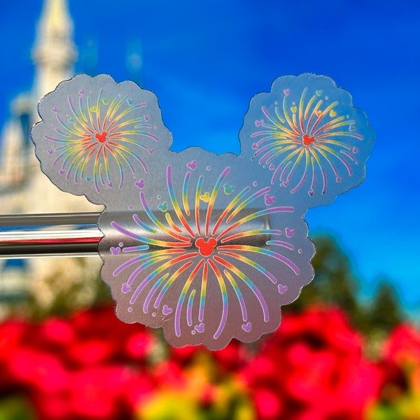 Mickey Firework Decal - Etsy