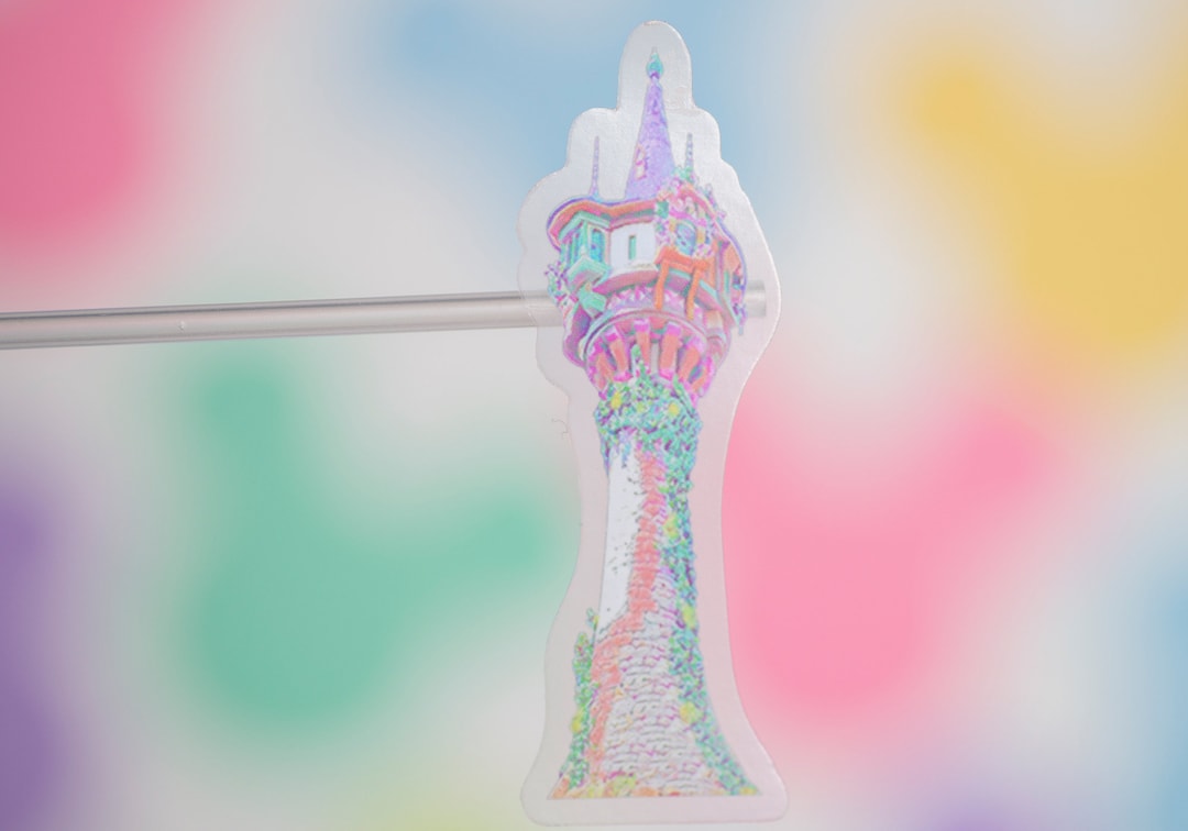 Rapunzel Tower Laptop Sticker | Disney Tangled Planner Sticker | Disney ...