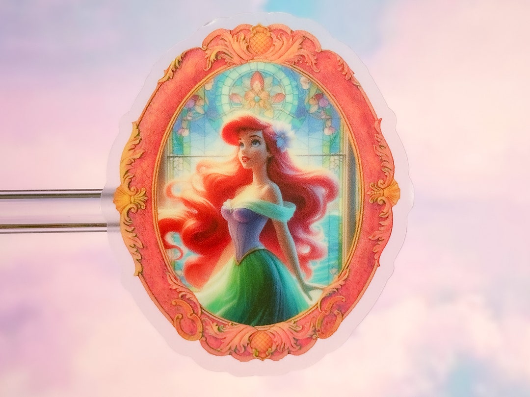 Little Mermaid Laptop Sticker | Princess Ariel Planner Sticker | Ariel ...