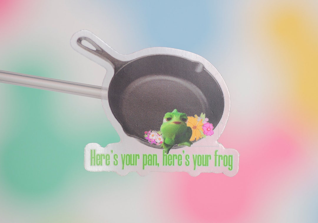 Pascal Tangled Here's Your Frog Laptop Sticker Disney - Etsy