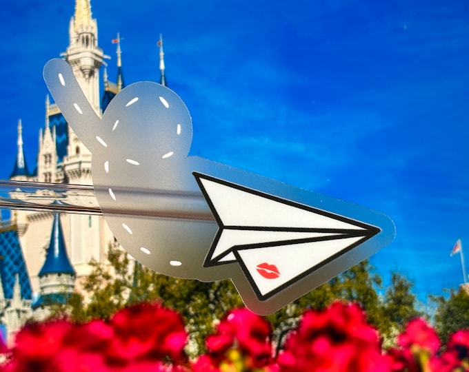Disney Paperman Paper Airplane Laptop Sticker | Disney Paper Man ...
