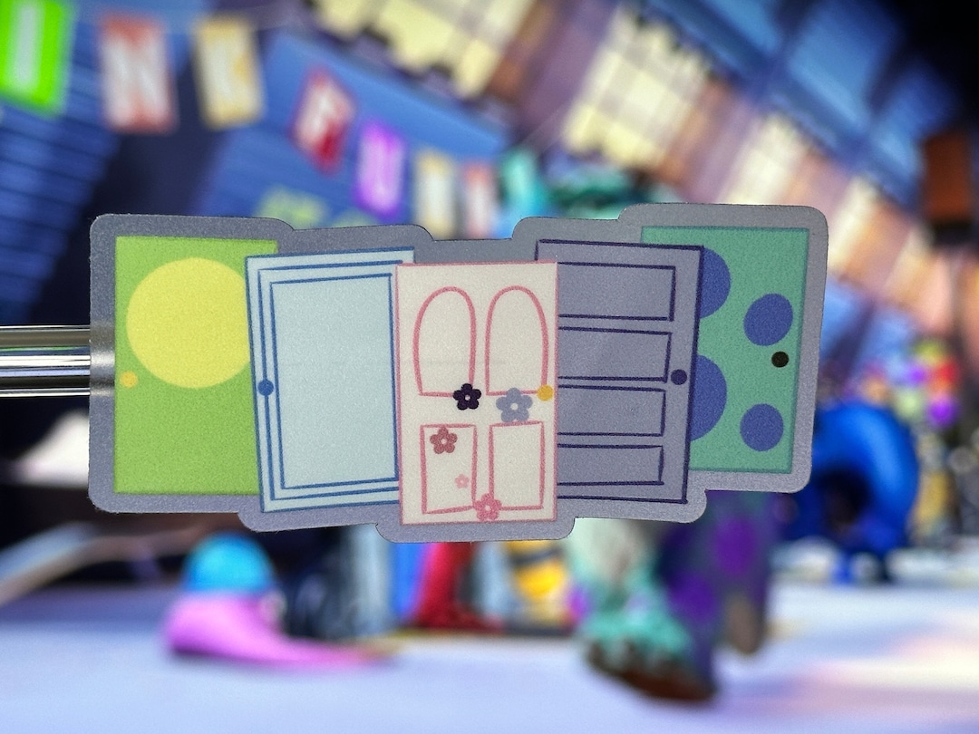 Boo Doors Laptop Sticker Monsters Inc Doors Planner Sticker Boo and ...