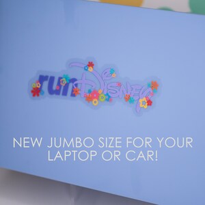 Run Disney Floral Laptop Sticker | Rundisney Journal Sticker | Disney ...