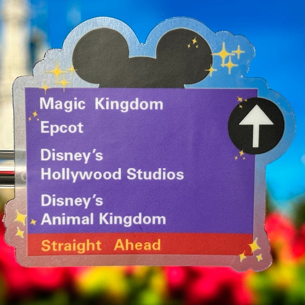 Waterproof Disneyworld Sticker - Etsy