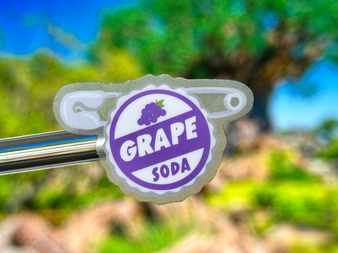 Grape Soda Sticker | Carl and Ellie Water Bottle Sticker | Disney up ...