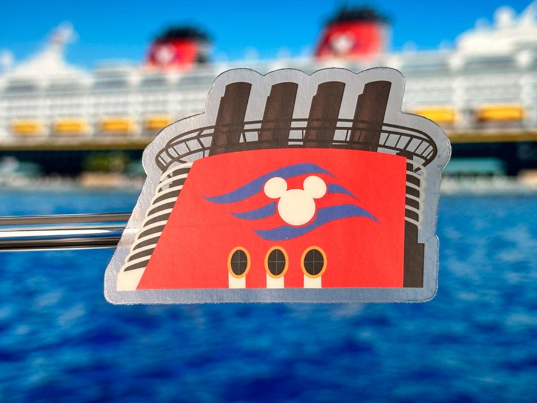 Disney Cruise Line Ship Stack Laptop Sticker | Disney Cruise Planner ...