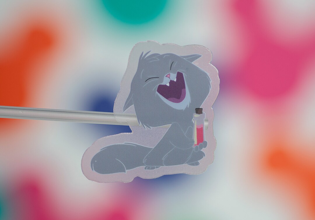 Yzma Kitty Laptop Sticker Emperor's New Groove Planner - Etsy