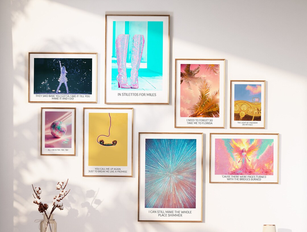 18 Swiftie Posters Printable Taylor Swift Lyric Wall Art Eras Wall Art ...