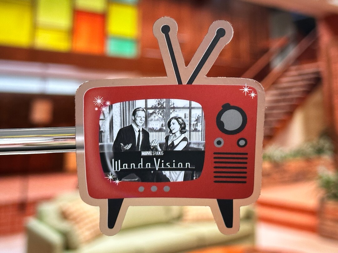 Wandavision TV Laptop Sticker | Wanda Maximov Planner Sticker | Scarlet ...