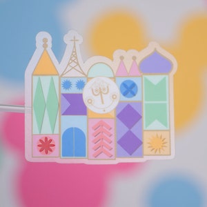 Small World Wall Laptop Sticker | It's a Small World Planner Sticker ...