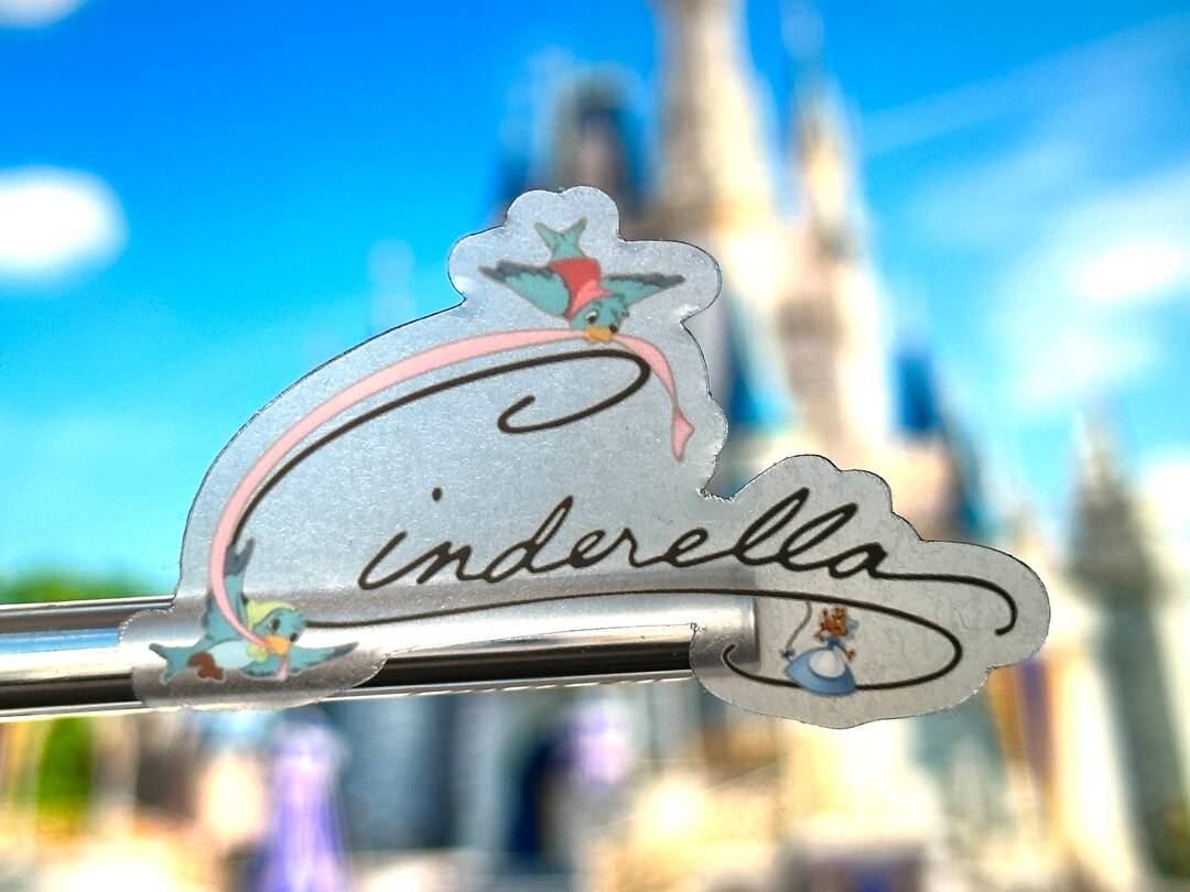 Cinderella Autograph Sticker | Disney Princess Cinderella Waterproof ...
