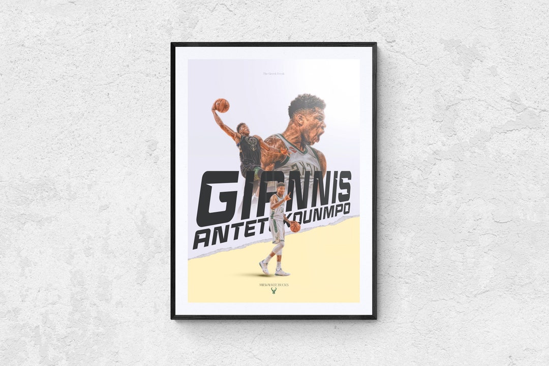 Giannis Antetokounmpo Printable Poster - Digital Download - NBA ...