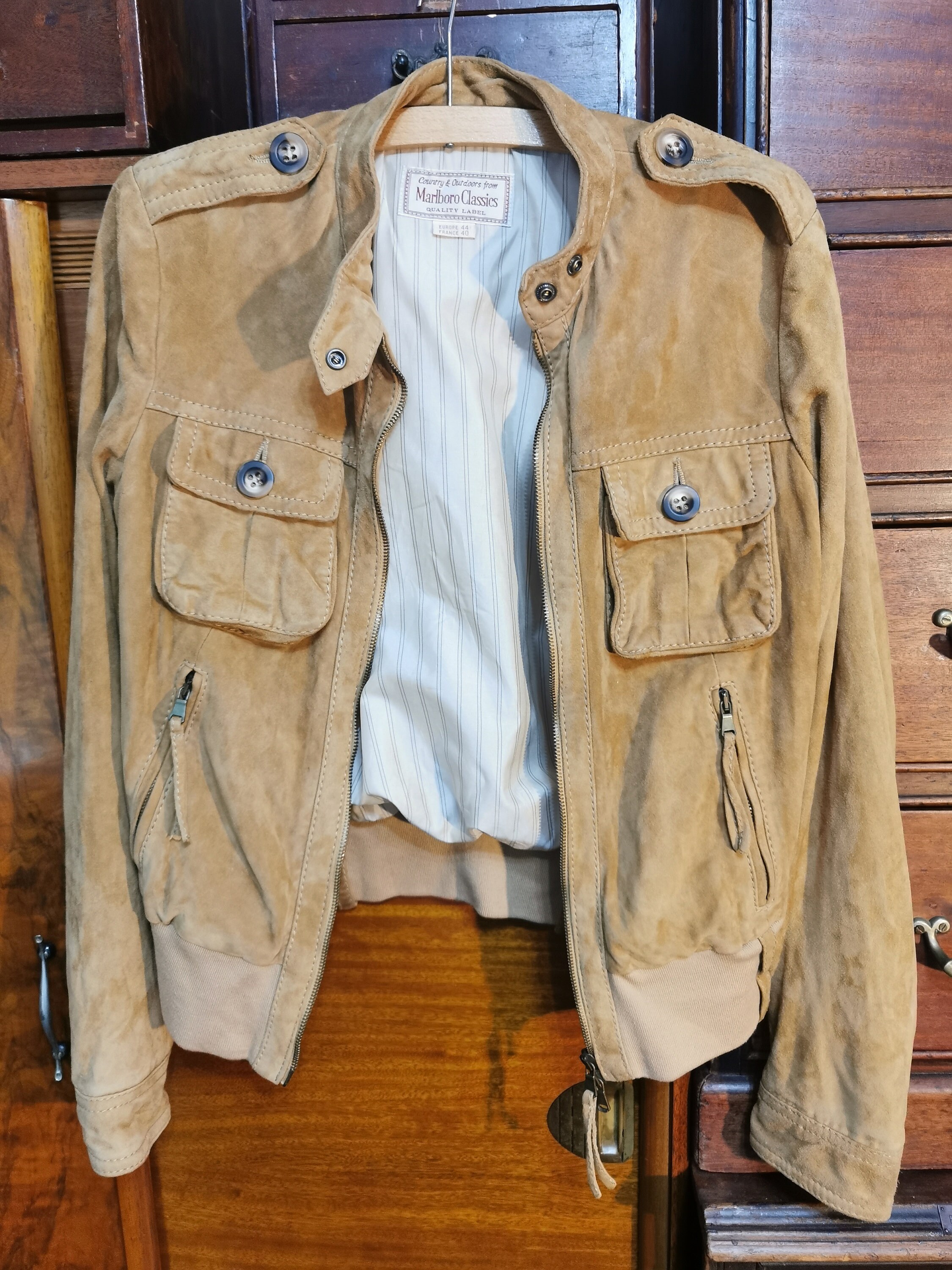 1980s Marlboro Goat Skin Jacket, Vintage Leather Jacket, Soft Goat Skin ...