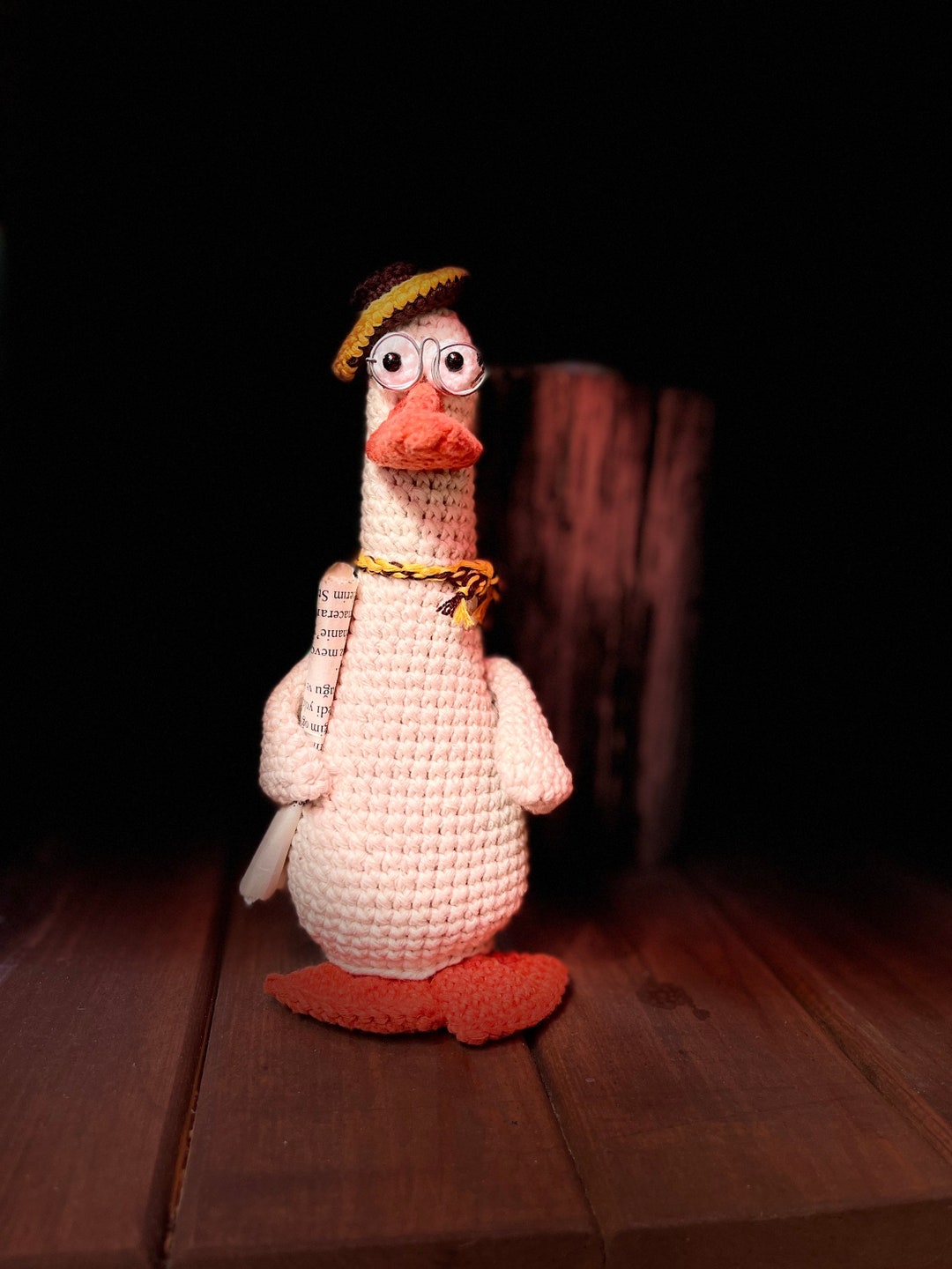 Cute Amigurumi, the Wise Goose %100 Handmade, Finished Product - Etsy