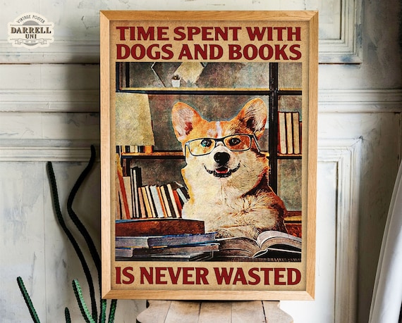 Corgi Reading Book
