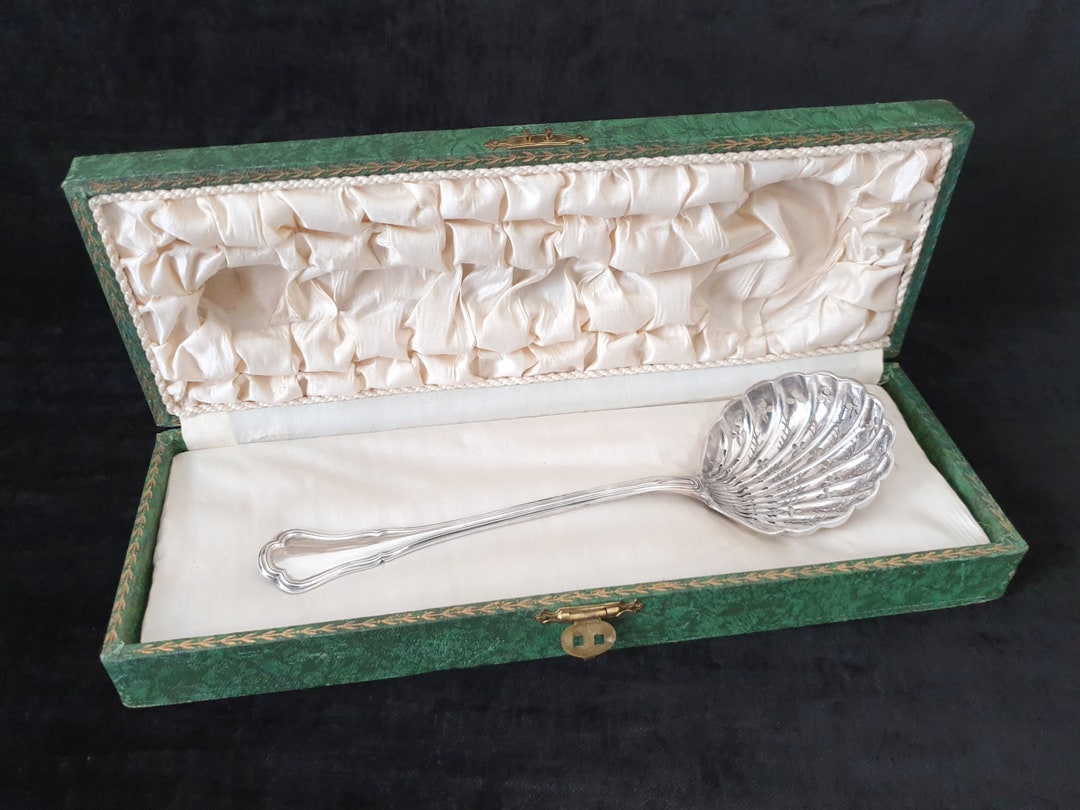 Antique French 950 Silver Sugar Sifting Spoon Sugar Sifter by Pierre ...
