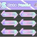 60 Pink Letters and Symbols Text Emote Pack | Discord, Twitch, Youtube ...
