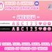 60 Pink Letters and Symbols Text Emote Pack | Discord, Twitch, Youtube ...