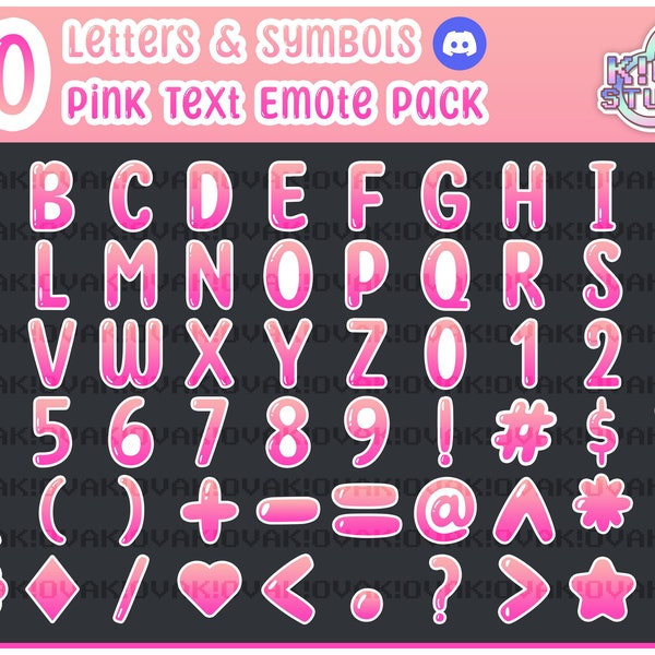 Discord Emote Letters - Etsy