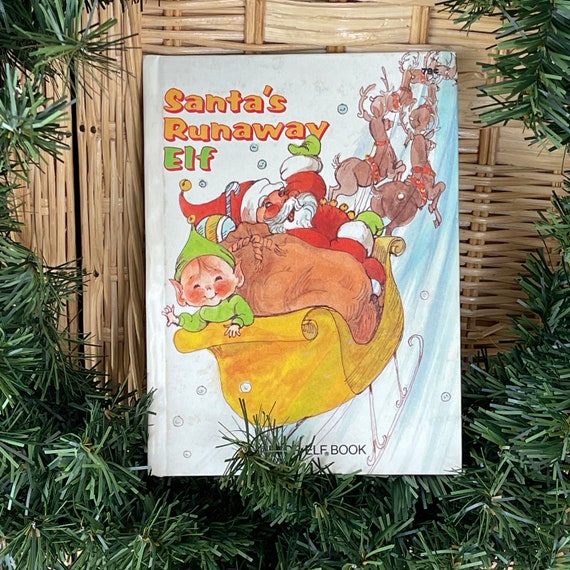 Santa's Runaway Elf Book Vintage Christmas Book Junior - Etsy