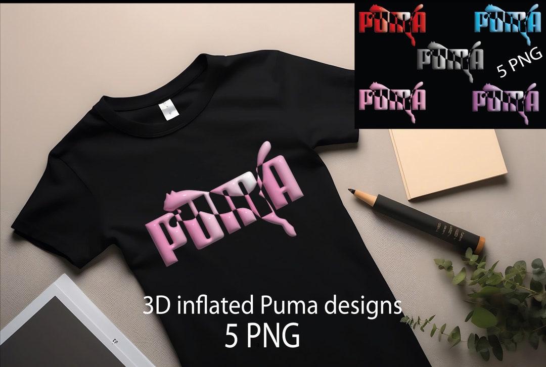Puma 3d Inflated Puff Logo Png Design, Puma Pink, Puma Mauve, Puma ...