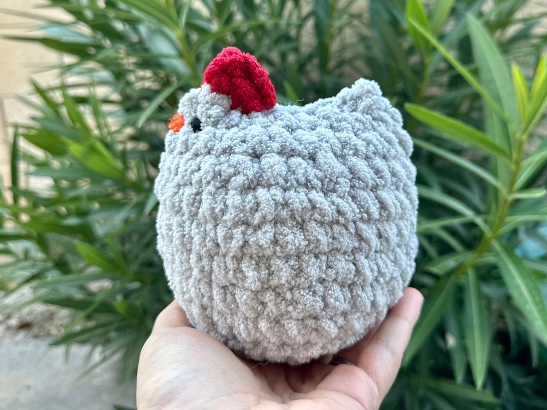 Crochet Chicken Plushie - Etsy