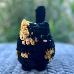 Crochet Cat Plushie, Soft Chubby Kitty Stuffed Animal - Etsy