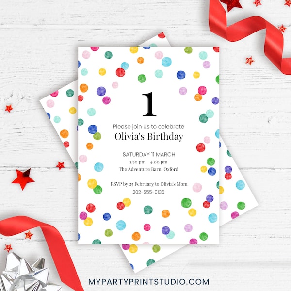 Multi Kid Birthday Party Invitation - Etsy