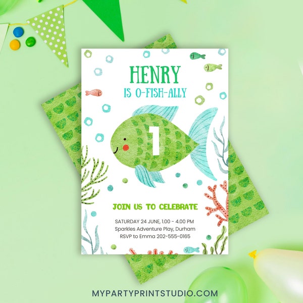 Fish Birthday Party - Etsy