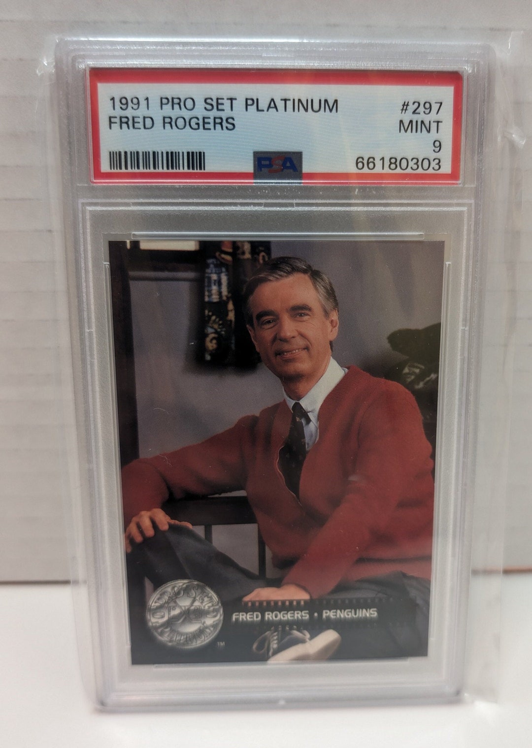1991/92 Pro Set Platinum Hockey - Mr Rogers - Fred Rogers - Celebrity ...