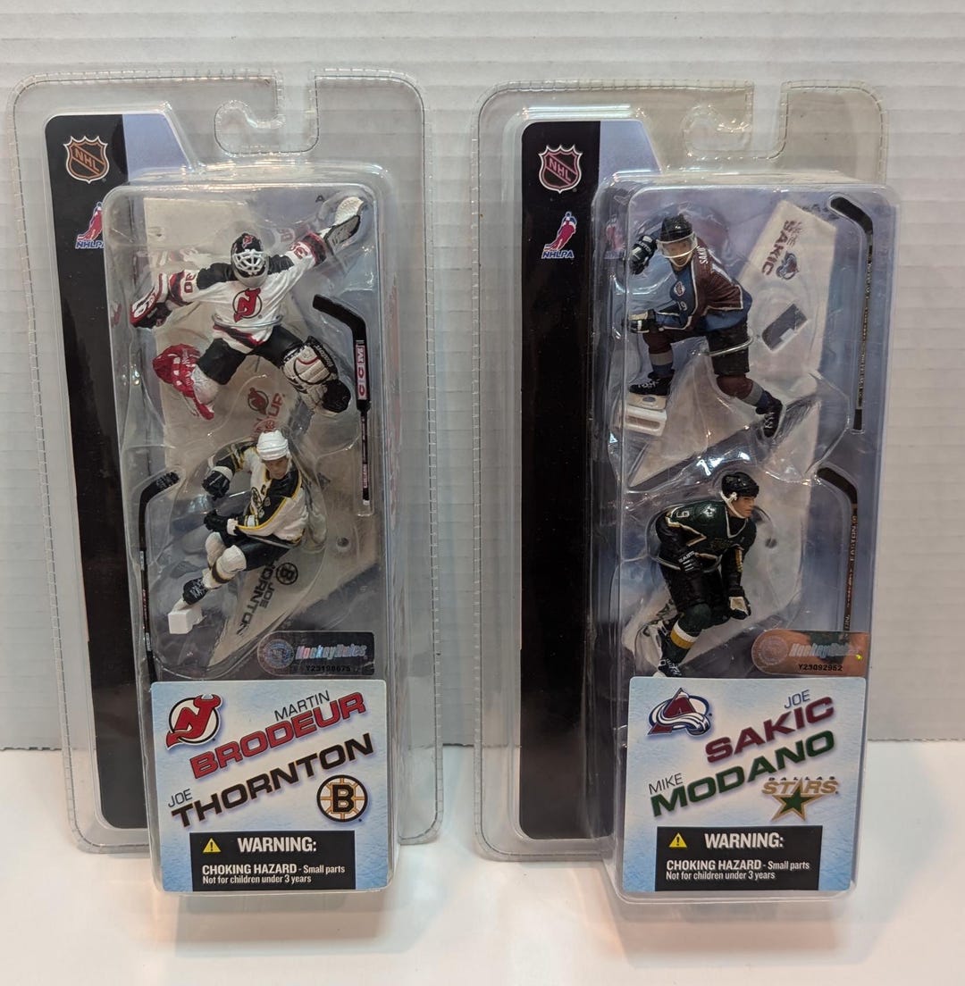 2004 Mcfarlane NHL Hockey Action Mini Figures Sealed- Martin Brodeur ...