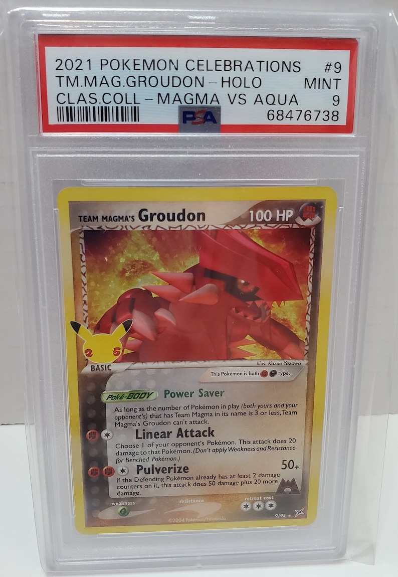 2021 Pokemon Celebrations 25th Anniversary Collection - Tm.mag.groudon ...