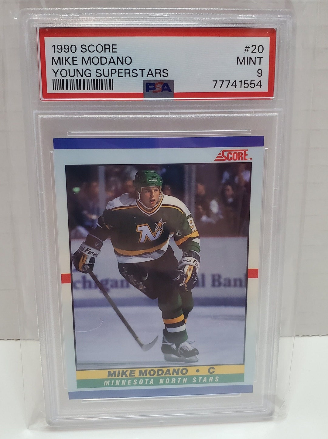 1990 Score Hockey Young Superstar Hockey Mike Modano Rookie Card #20 ...