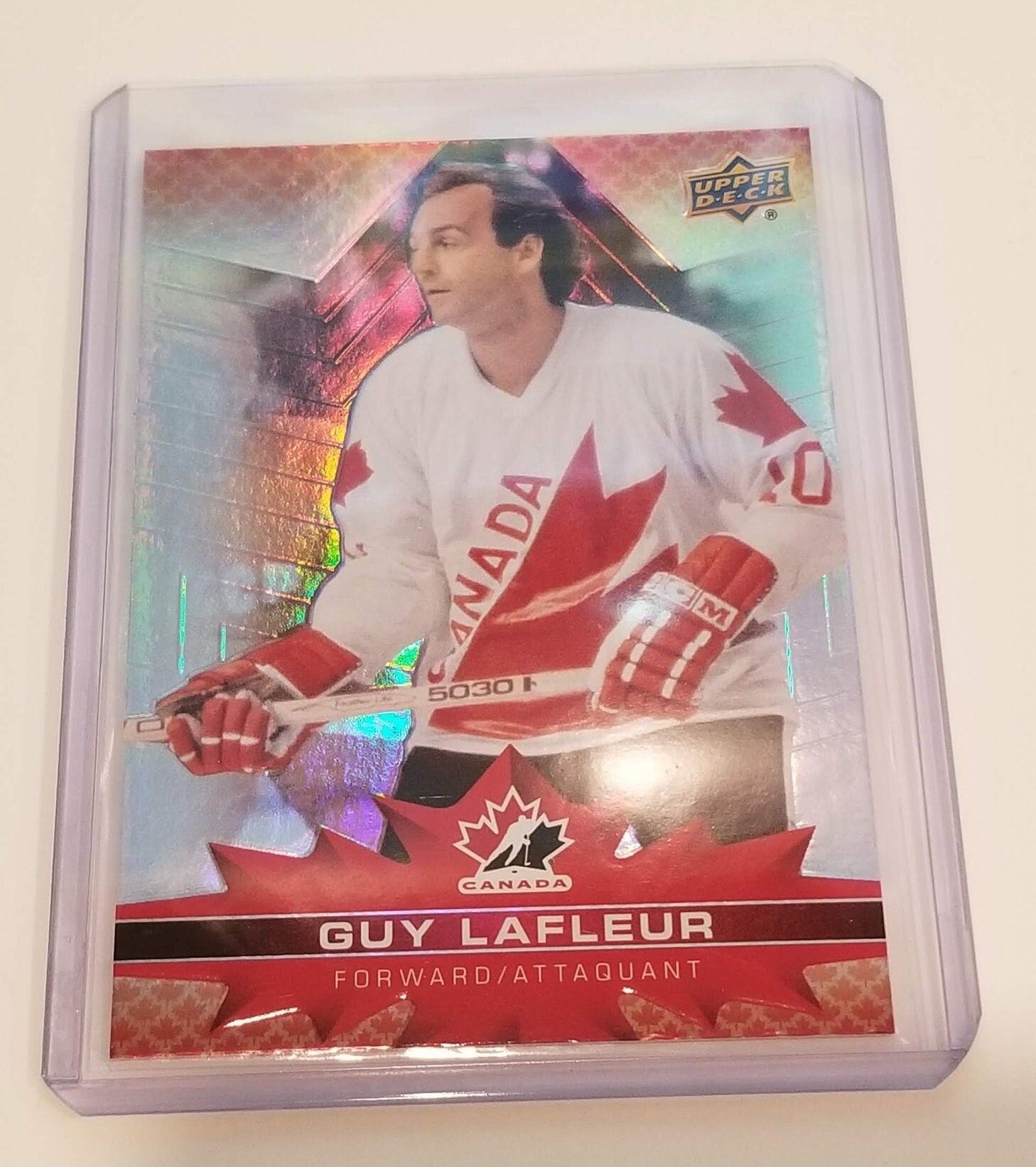 2021/2022 Upper Deck Tim Hortons TEAM CANADA Base Set 91 Guy Lafleur ...