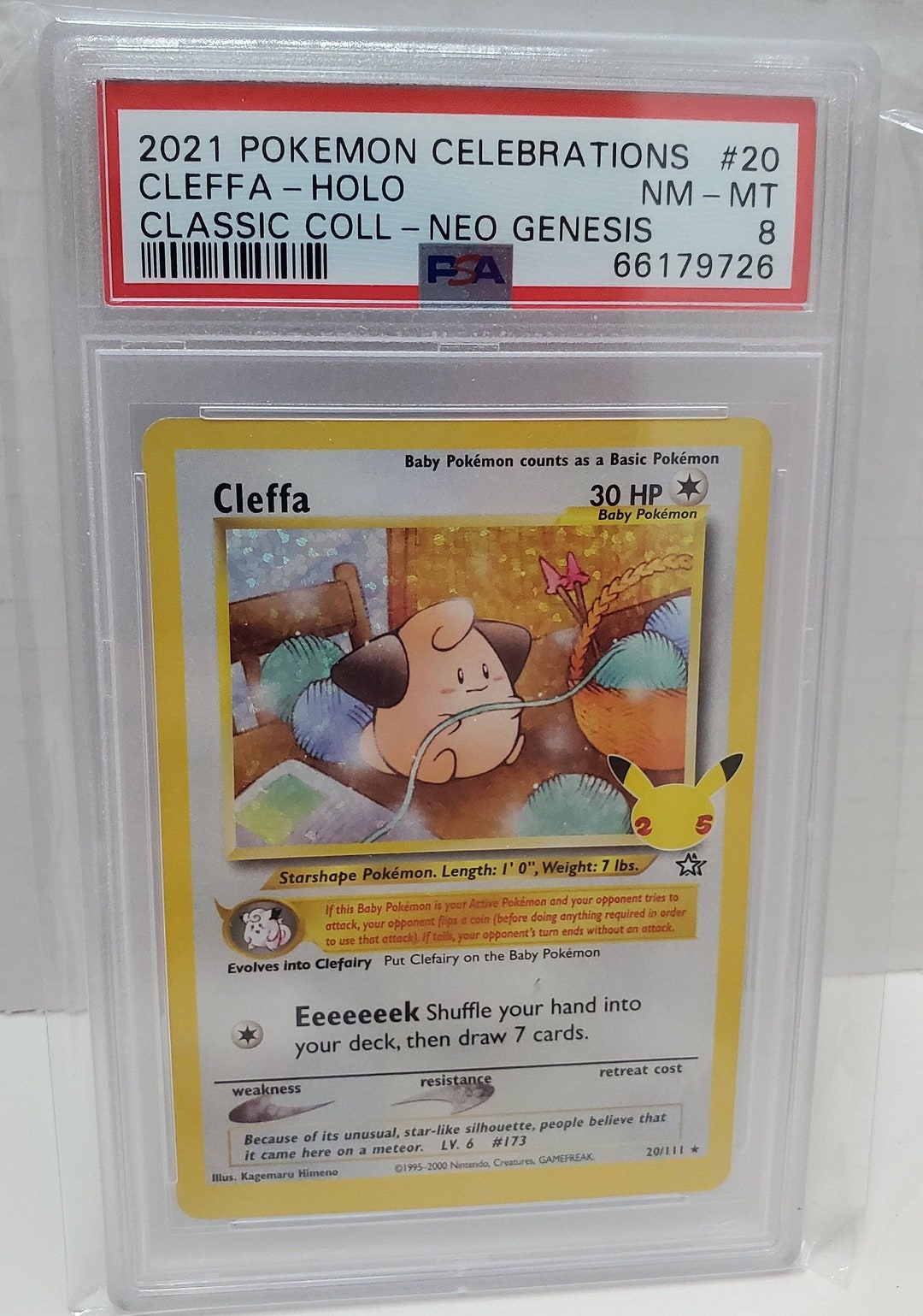 2021 Pokemon Celebrations 25th Anniversary Classic Collection Cleffa ...