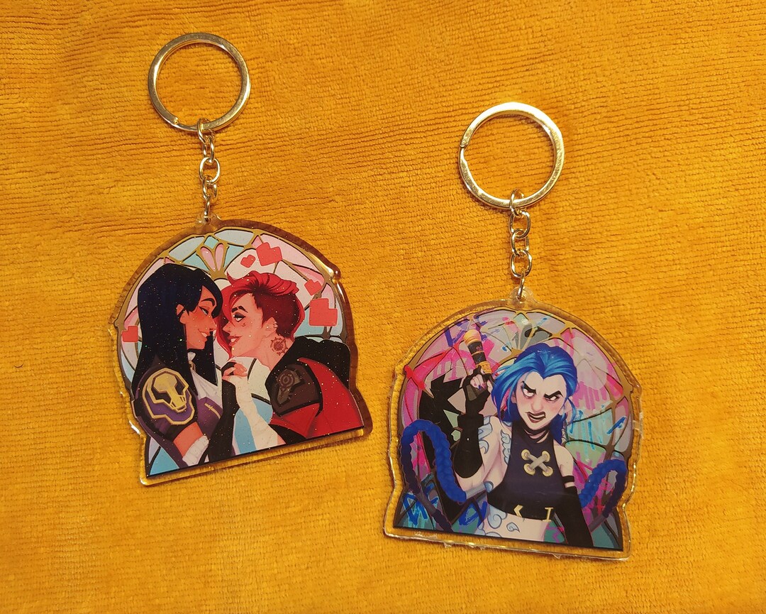 Arcane Charm Vi, Caitlyn and Jinx fanart - Etsy UK