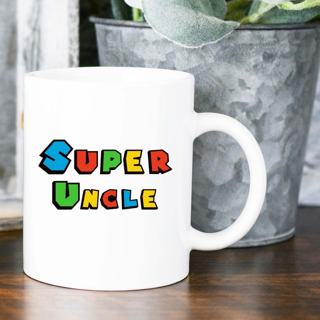 Super Uncle Mug, Promoted to Uncle Gamer Gift, Pregnancy Announcement ...