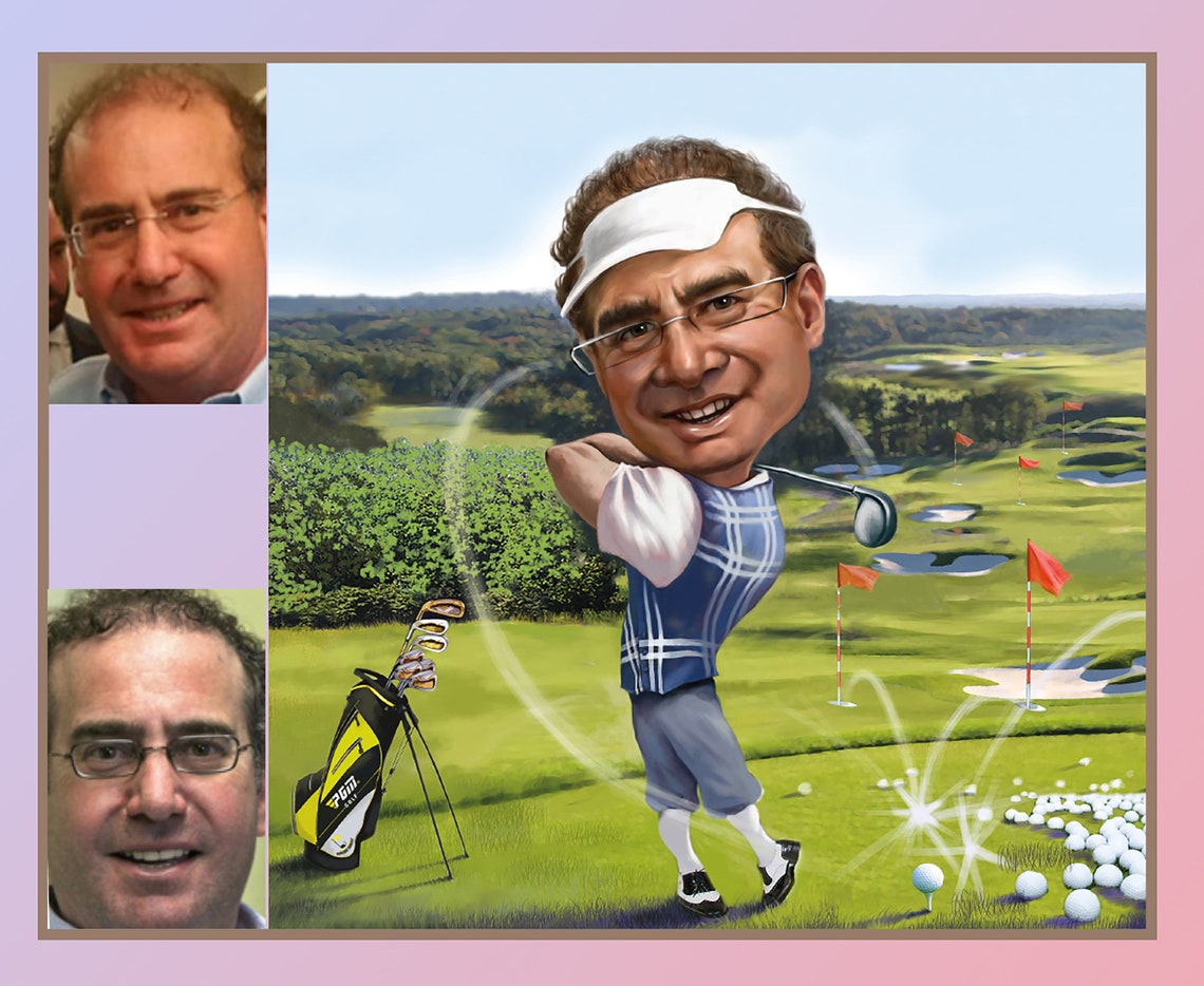 Digital Cartoon Portrait. Cartoon From a Photo. Handiwork. JPG File ...