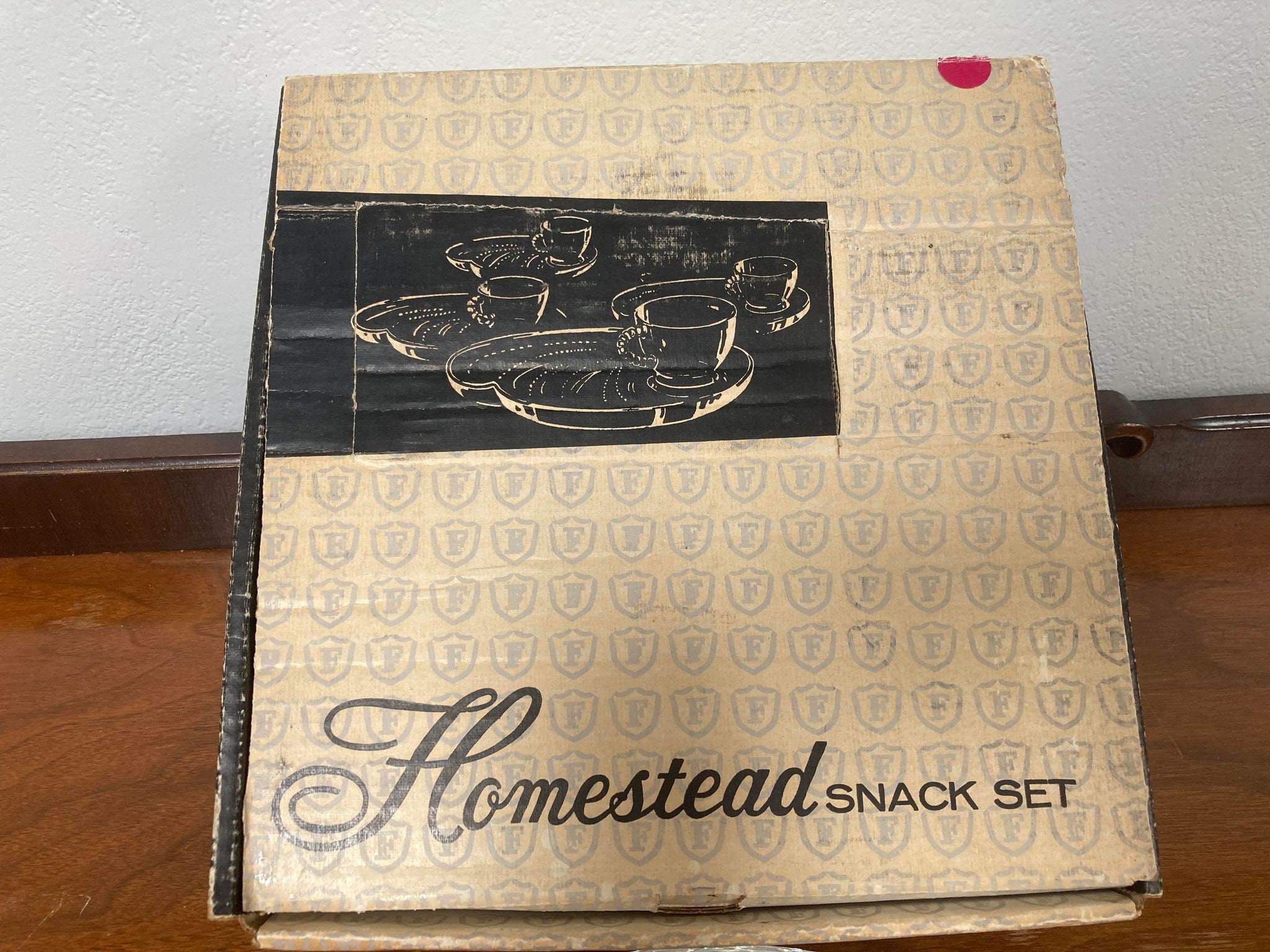 Vintage Homestead Snack Set of 4 Comes in Original Box - Etsy