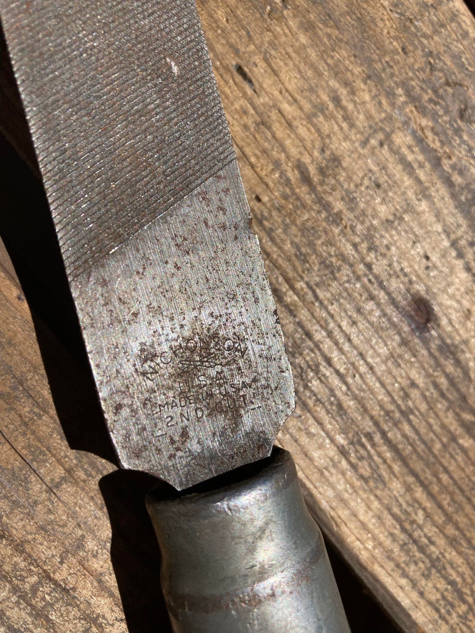 Vintage Tool, Nicholson File, Wood File, Wood Handle, Made in USA - Etsy
