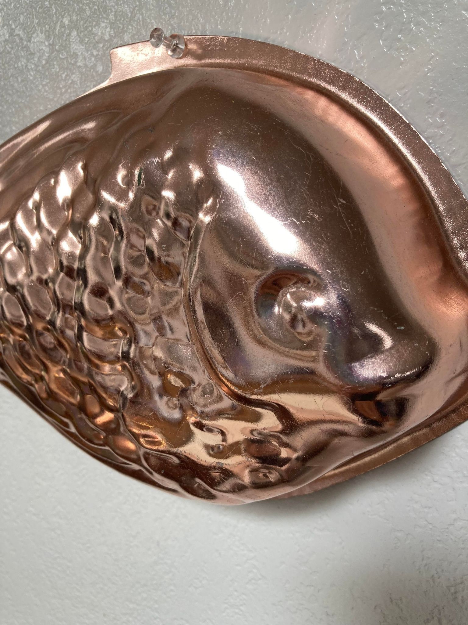 Vintage Large Copper Tinted Metal Fish Jello Mold, Ever Wear, 5 Cups - Etsy